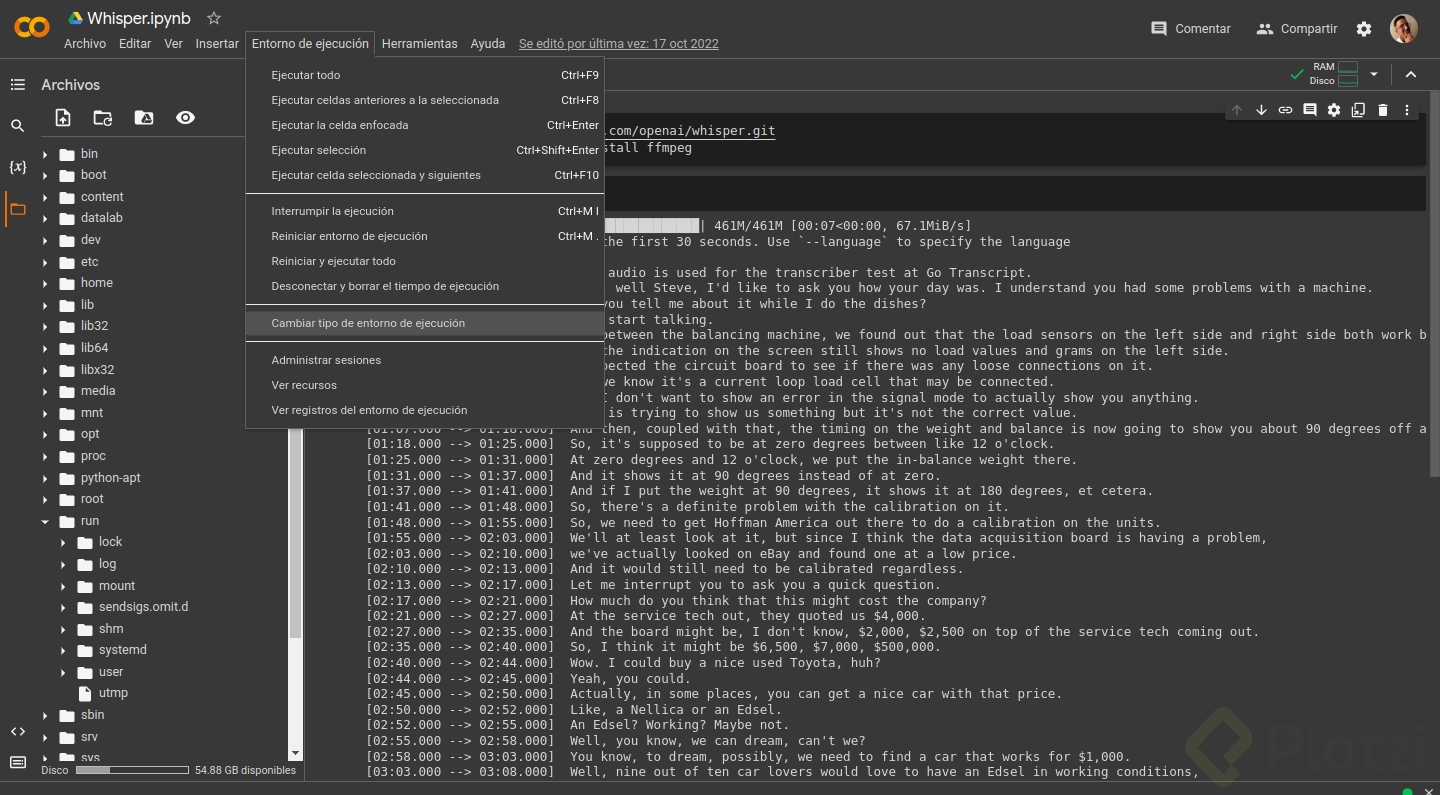 Whisper: usa gratis esta AI para el reconocimiento de voz